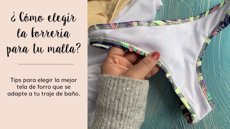 Tipos de forros interiores para trajes de baño: Guía completa ...